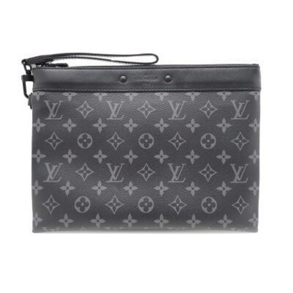 Louis Vuitton | Bags | Louis Vuitton Monogram Eclipse Black Pochette Go ...